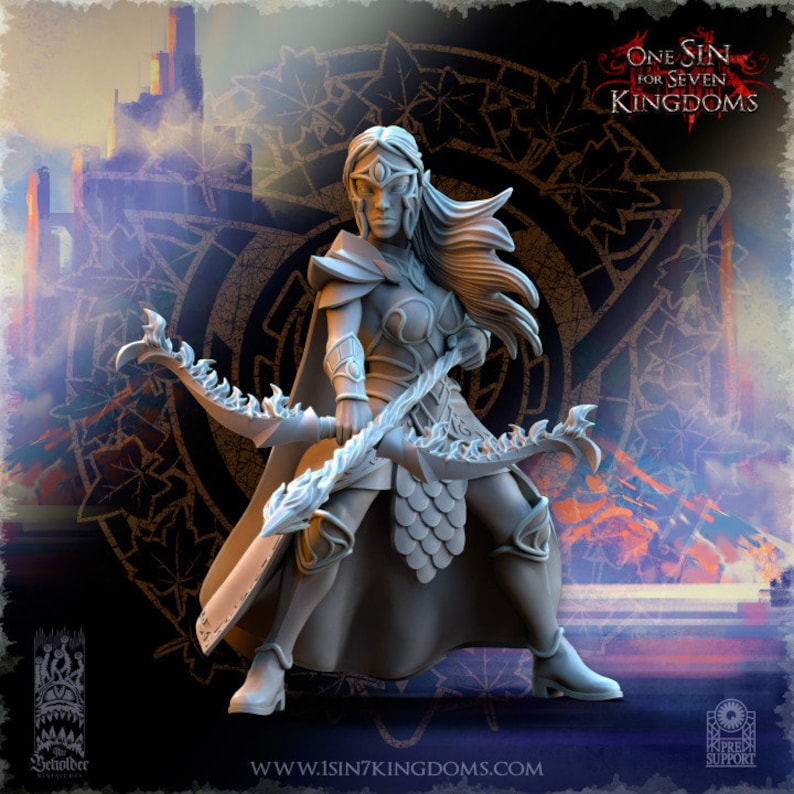 High Elf Magic Bow Archers – Elven Infantry for 5e / RPG (32mm Scale ...