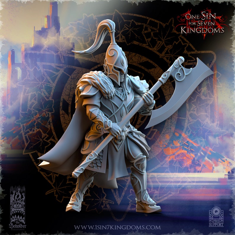 High Elf Lion Warriors – Elite Elven Infantry for 5e / RPG (32mm Scale ...