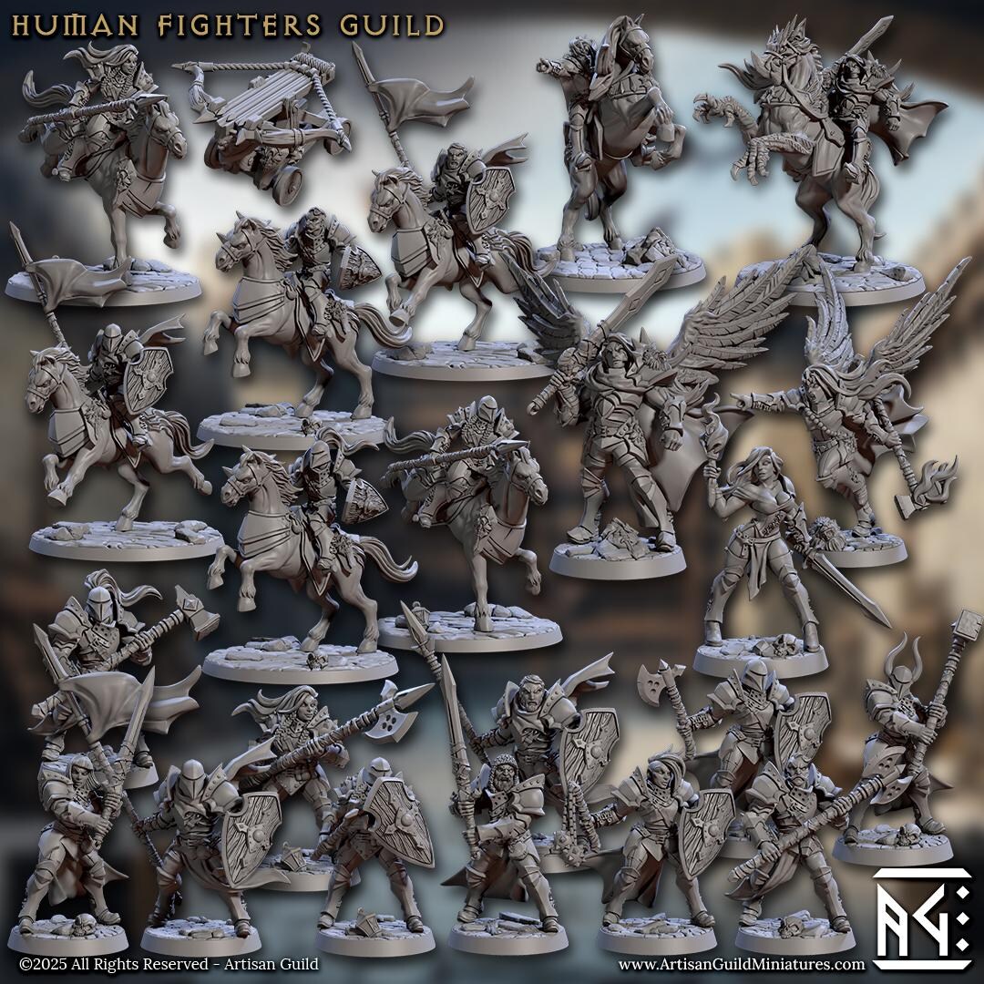 Human Empire Army Bundle – Fighters Guild for 5e / RPG (32mm Heroic ...