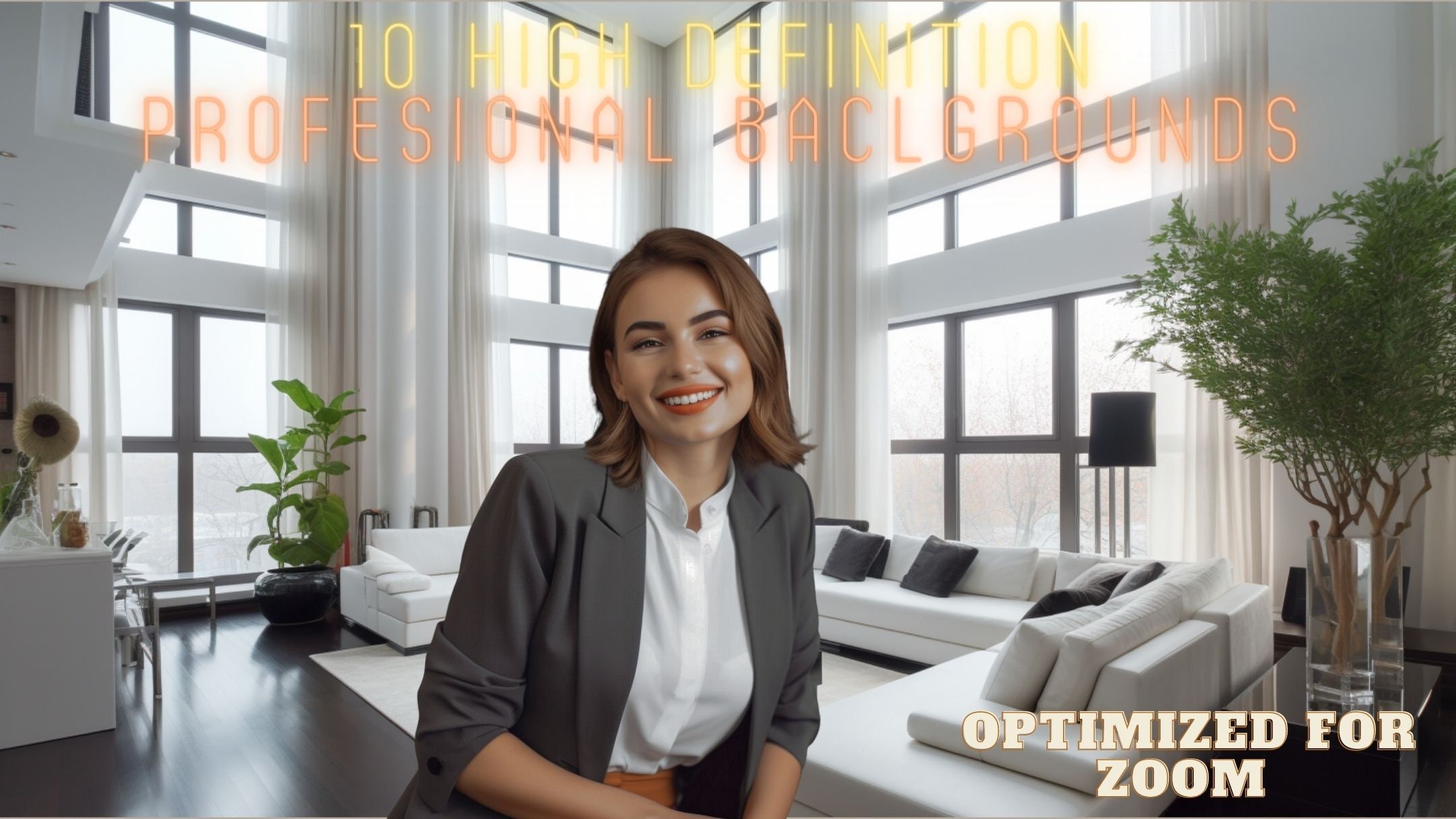 Zoom Back, Zoom Background, Zoom Backgrounds Office, Luxurious Living ...