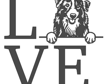 Customizable Dog Vinyl Decal over 200 Different Breeds of - Etsy