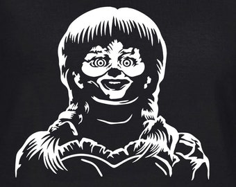Annabelle Face Svg - Etsy New Zealand