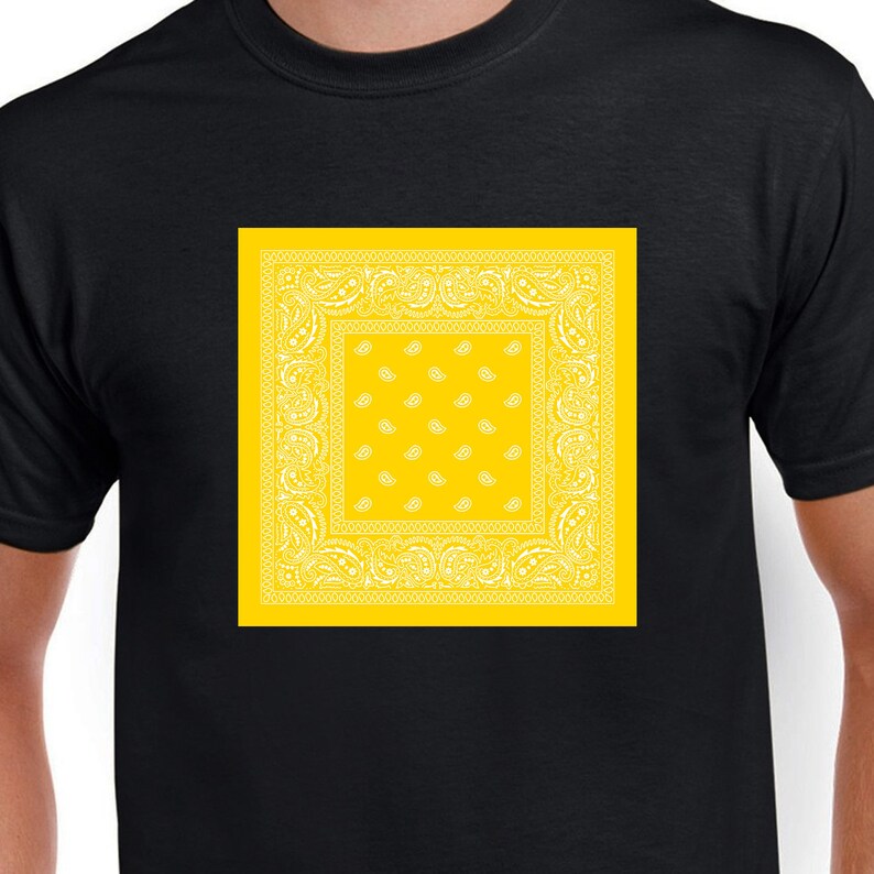 Yellow Bandana Digital Files - Design Files - Cricut - SVG - Silhouette ...