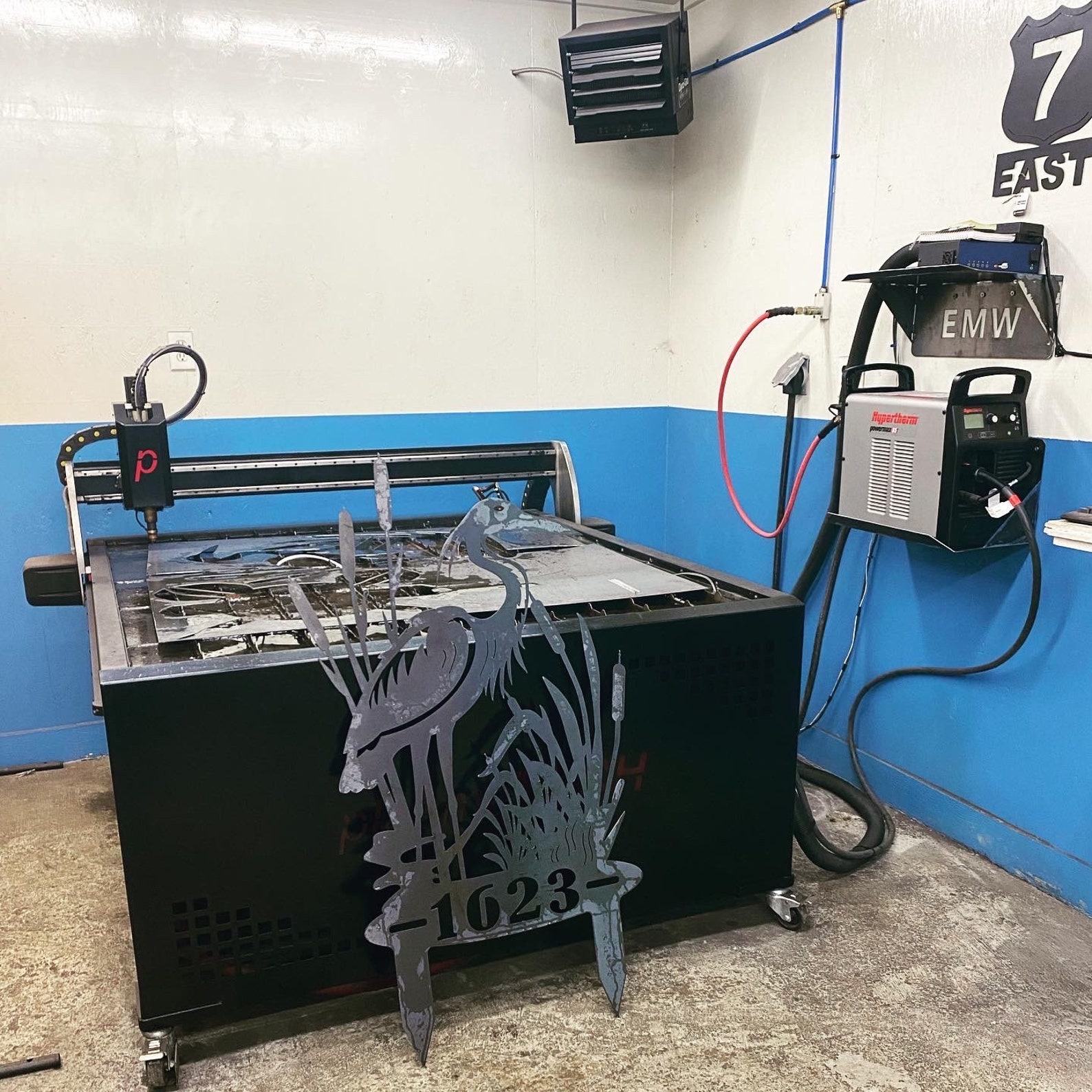 Lawn Crane Sign DXF File, Plasma/laser/water Jet Table Cut Ready - Etsy