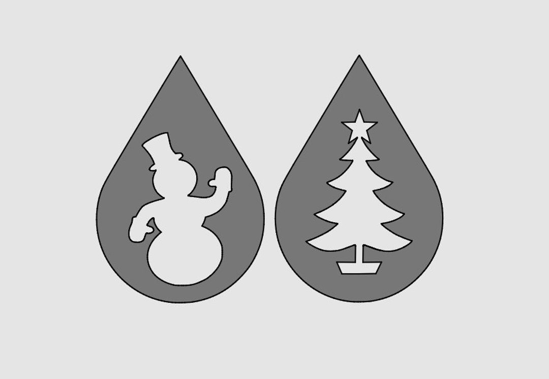 Snowman and Christmas Decorations DXF File, Plasma/laser/water Jet ...