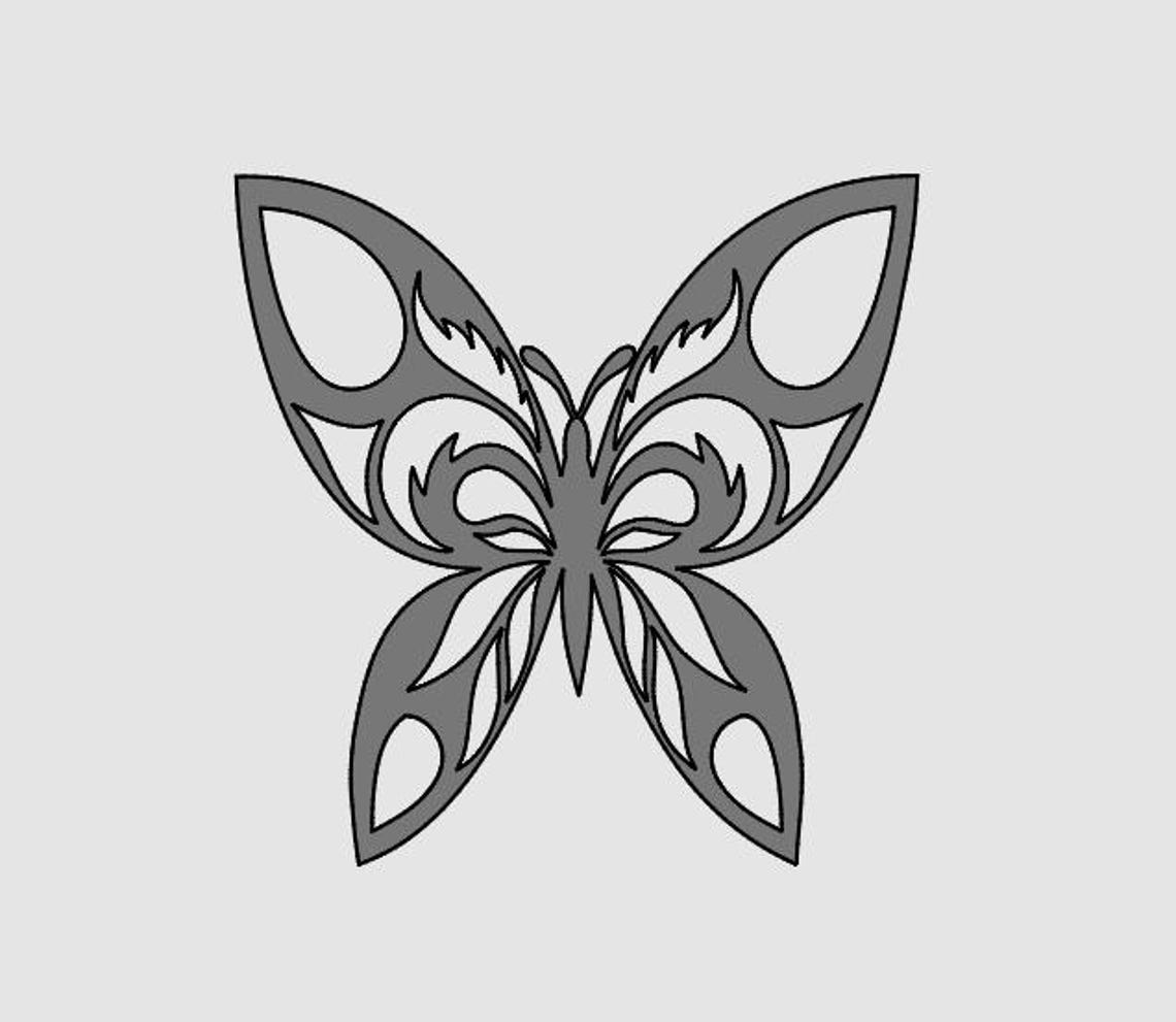 Butterfly DXF/SVG File, Plasma/laser/water Jet Table Cut Ready - Etsy