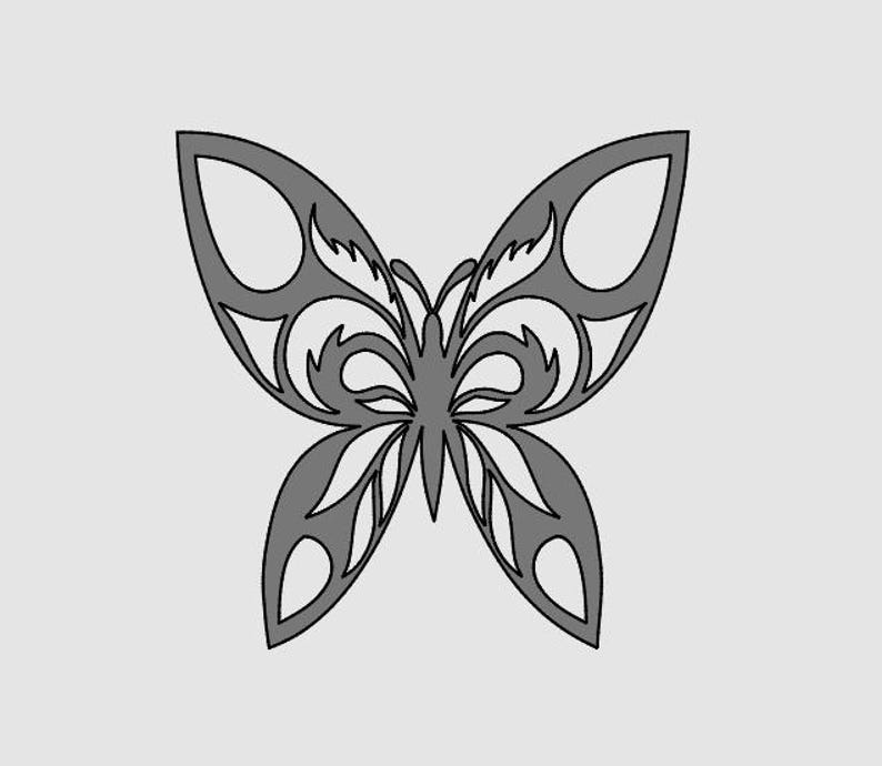 Butterfly DXF/SVG File, Plasma/laser/water Jet Table Cut Ready - Etsy