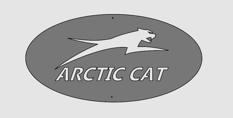 Arctic Cat Sign DXF File - Plasma/laser/water Jet Table Cut Ready - Etsy