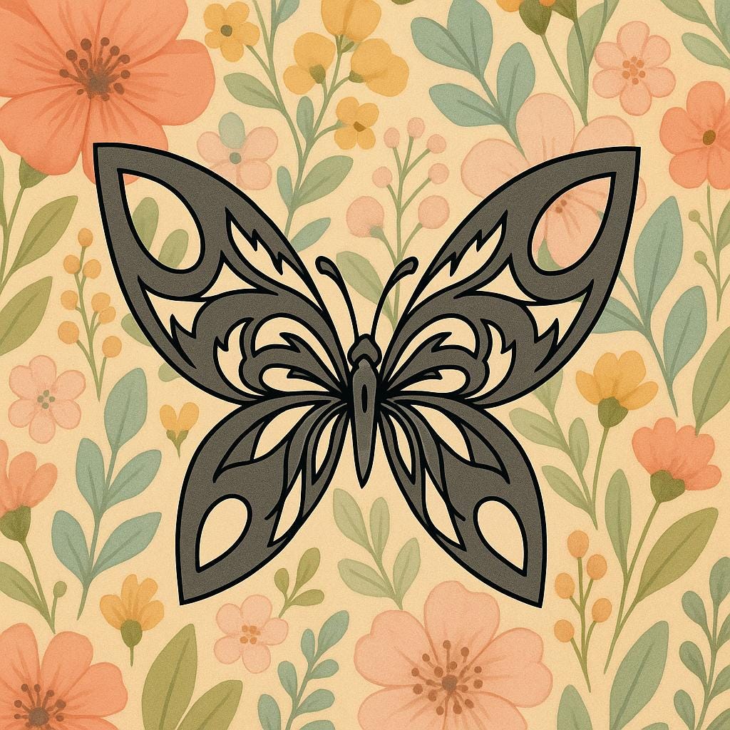 Butterfly DXF/SVG File, Plasma/laser/water Jet Table Cut Ready - Etsy