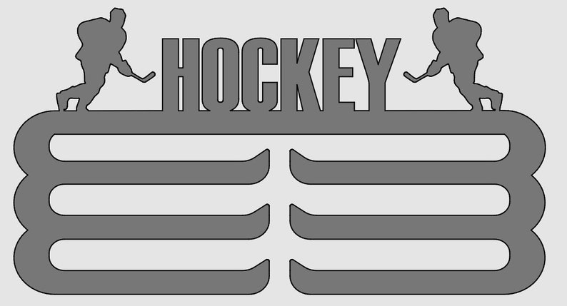 Hockey Medal Hanger (WITH PLAYERS) DXF File- Plasma/laser/water Jet ...