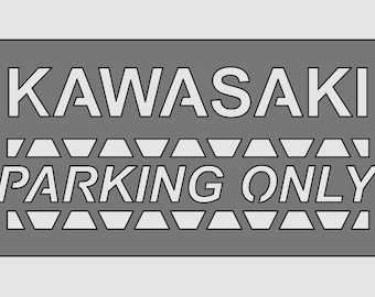 YAMAHA Parking Only Sign DXF File Cut Ready - Etsy