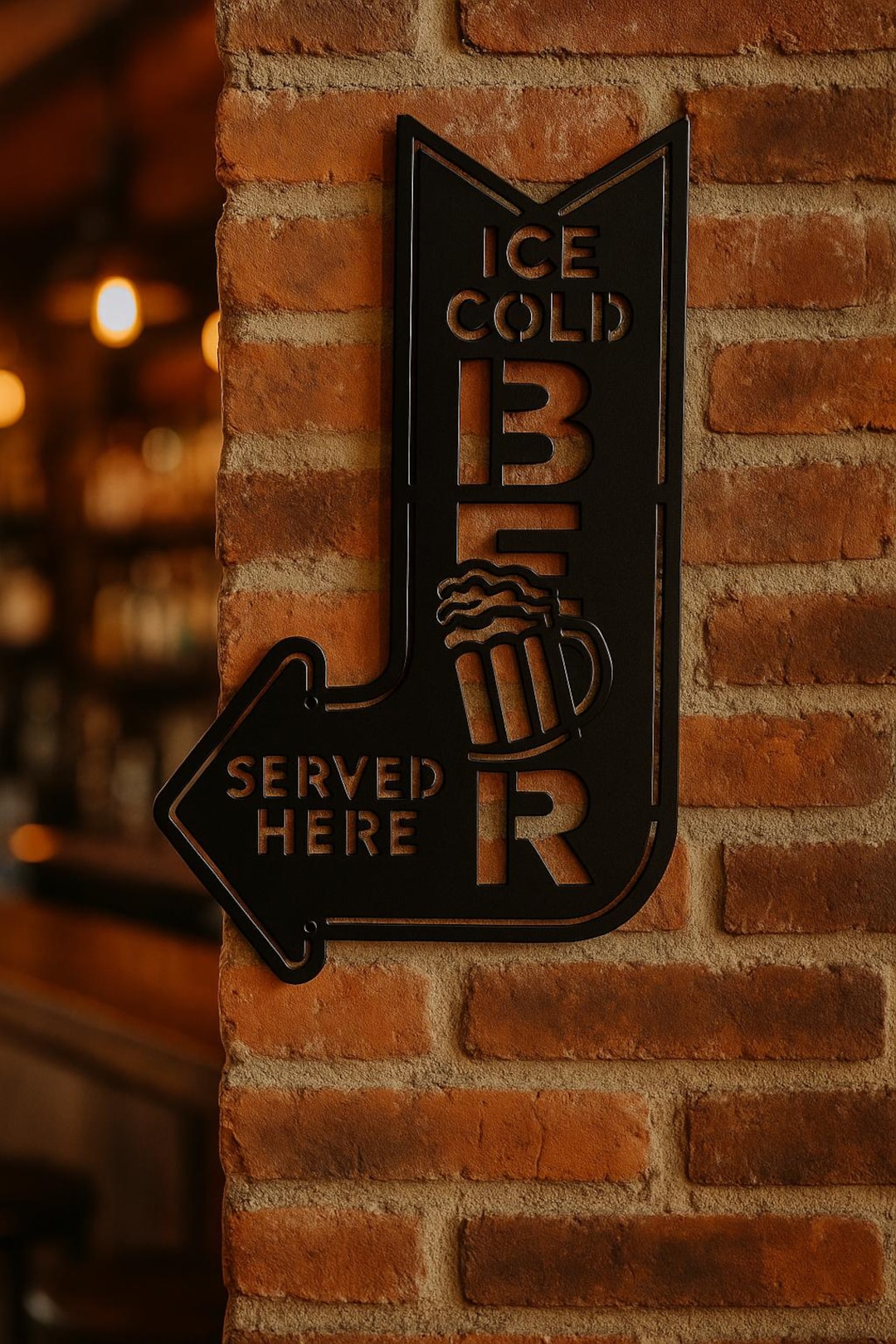 Ice Cold Beer Sign DXF/SVG File - Plasma/laser/water Jet Table Cut ...