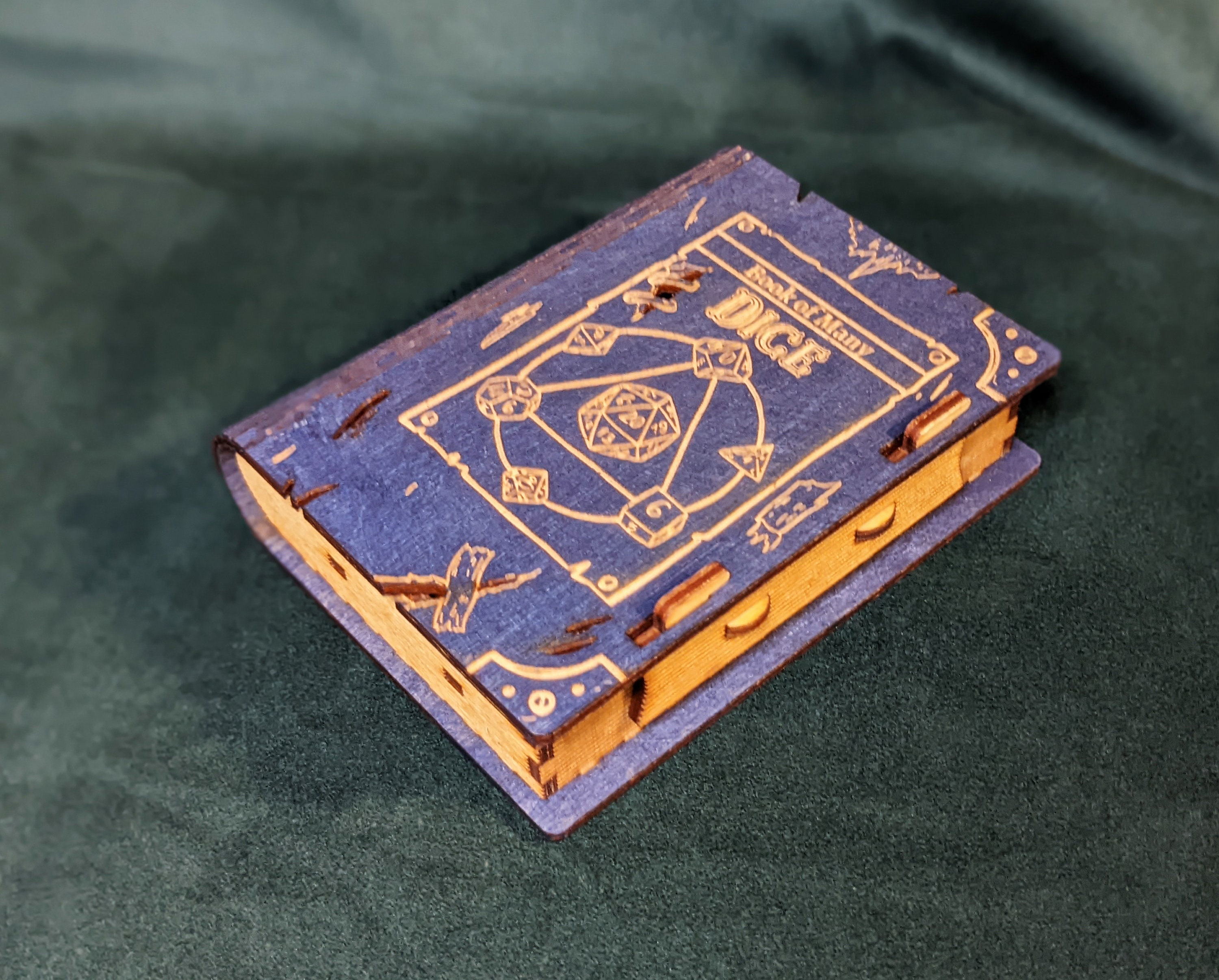 Book of Many Dice Handmade D&D Dice Box - Etsy
