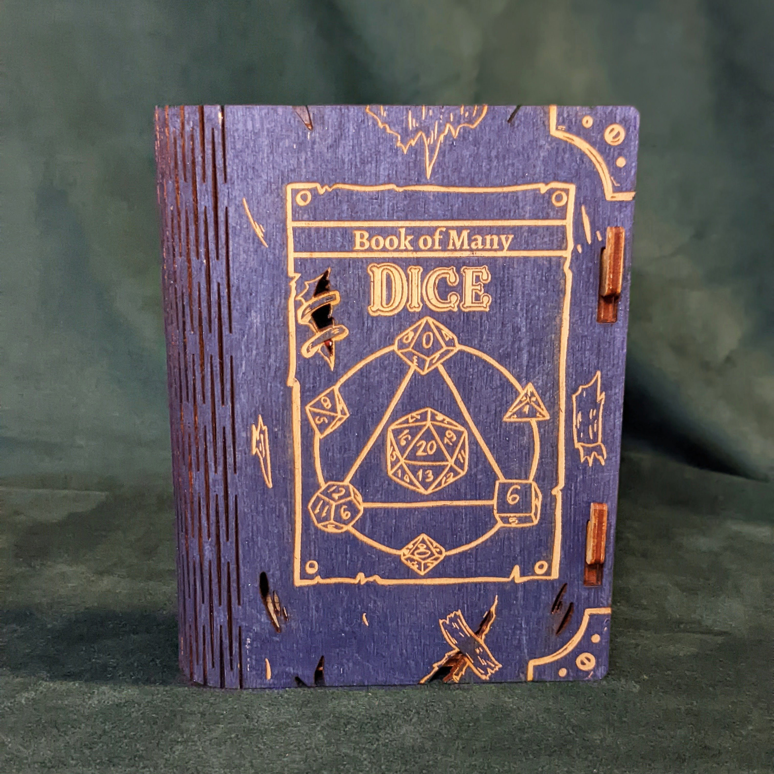 Book of Many Dice Handmade D&D Dice Box - Etsy