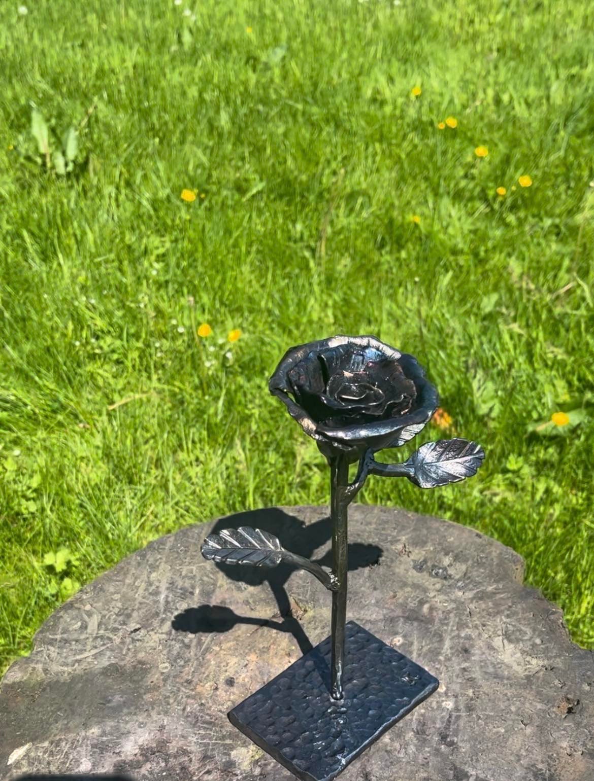 Hand Forged Rose - Etsy Australia