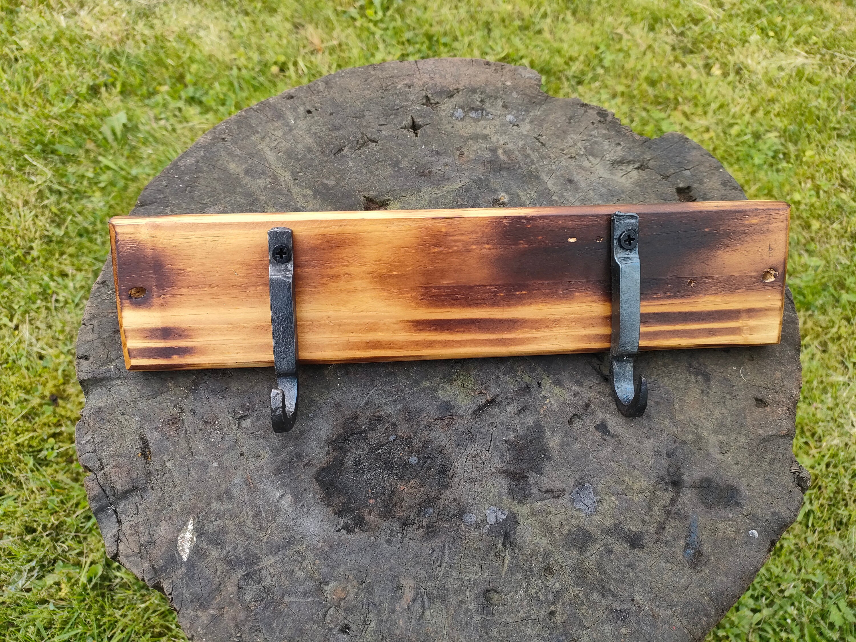 Hand Forged Coat Rack - Etsy