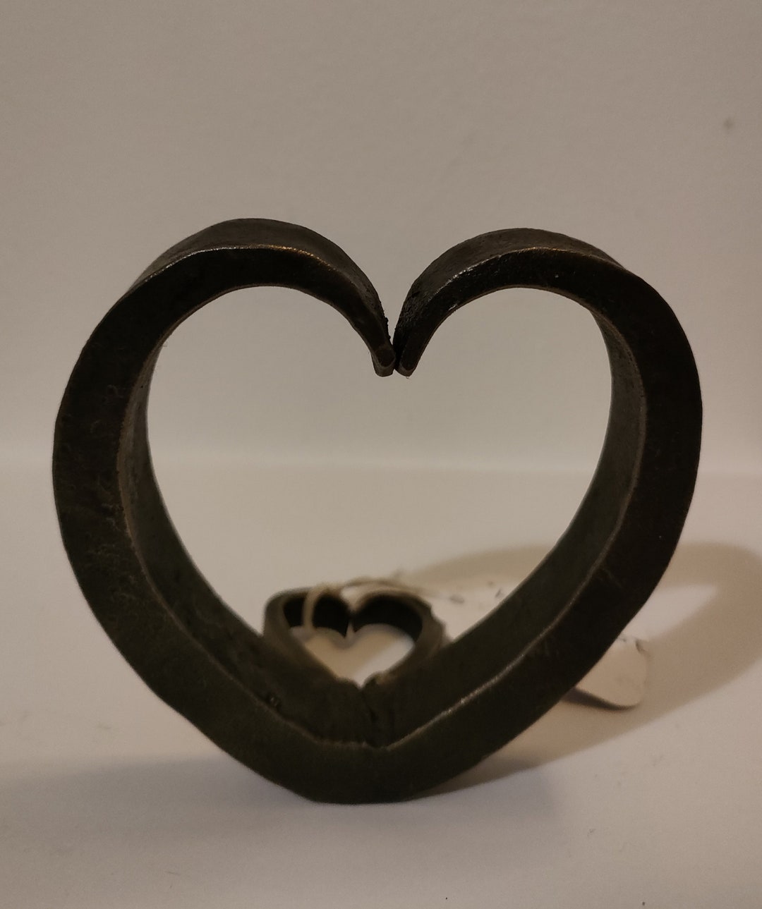 Heart Hand Forged.large 16mm Steel Metal Folding Into Heart Love Life ...