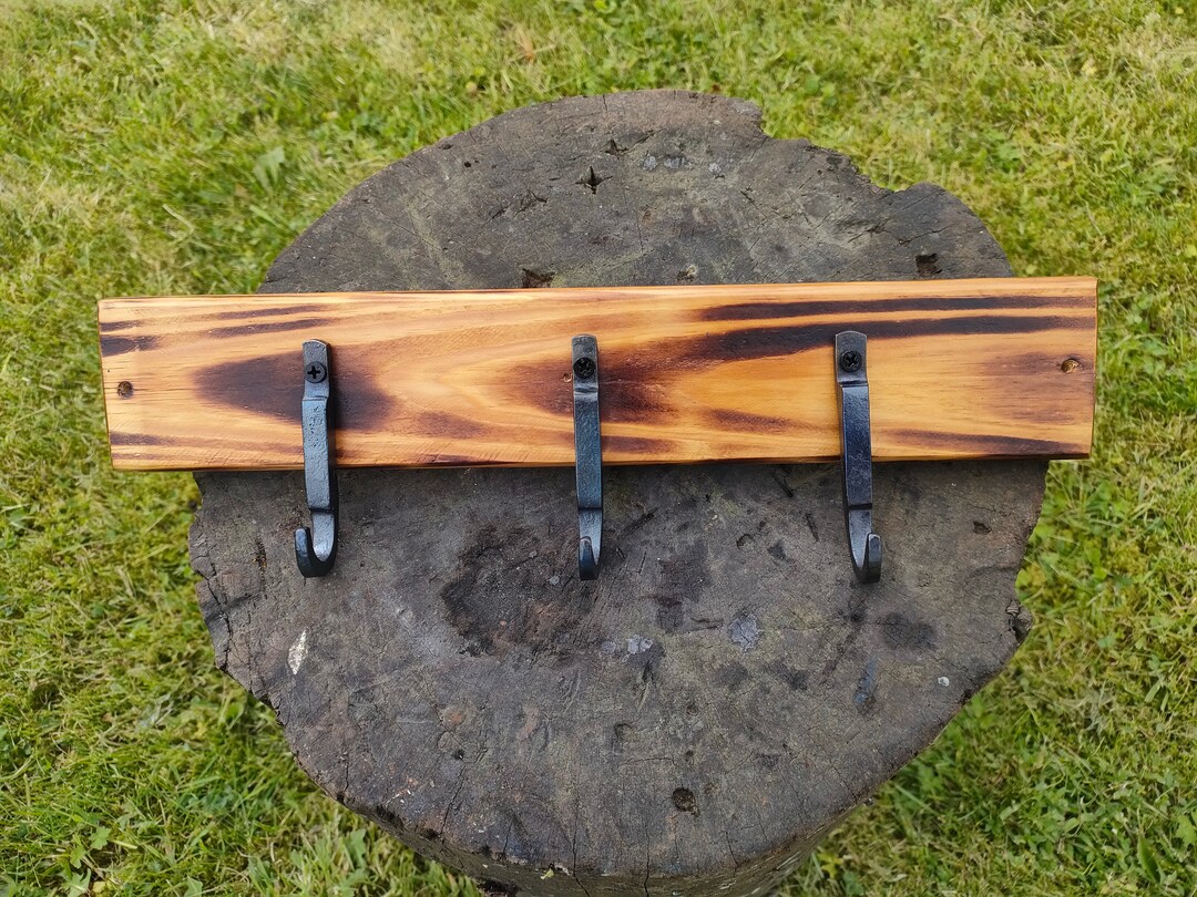 Hand Forged Coat Rack - Etsy