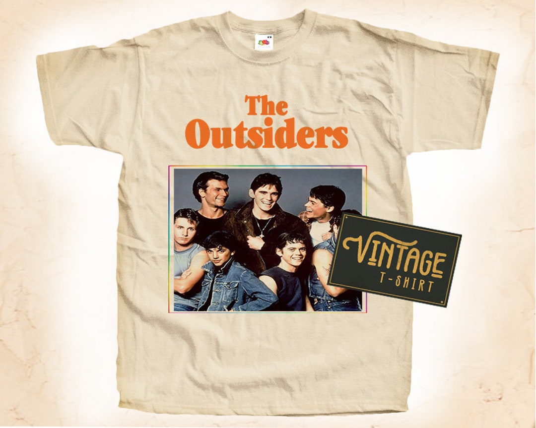 The Outsiders V1 Movie Poster T-shirt Natural Color for Men Digital ...