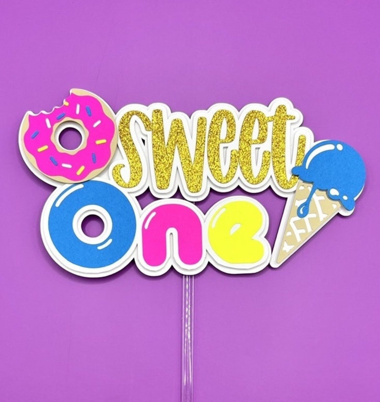 Sweet One Cake Topper First Birthday Cake Topper Candy Cake - Etsy