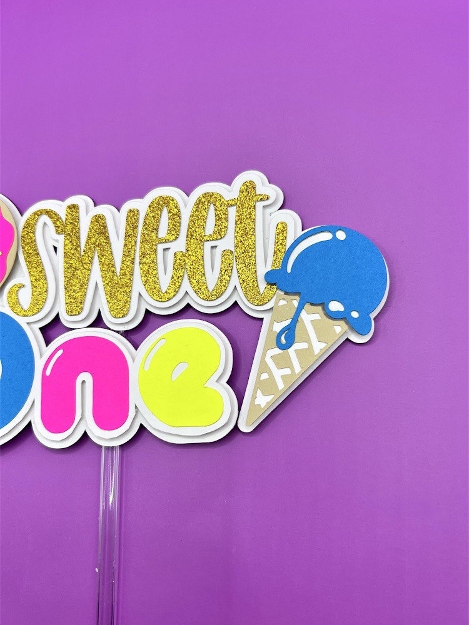 Sweet One Cake Topper First Birthday Cake Topper Candy Cake - Etsy
