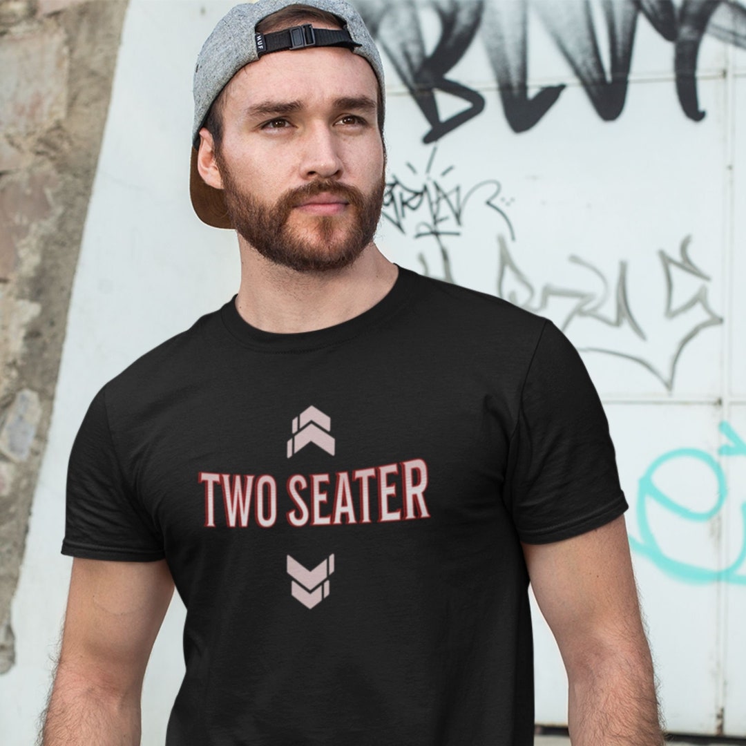 Funny Threesome Sex T Shirt Two Seater 69 3some Mens Unisex Shirt