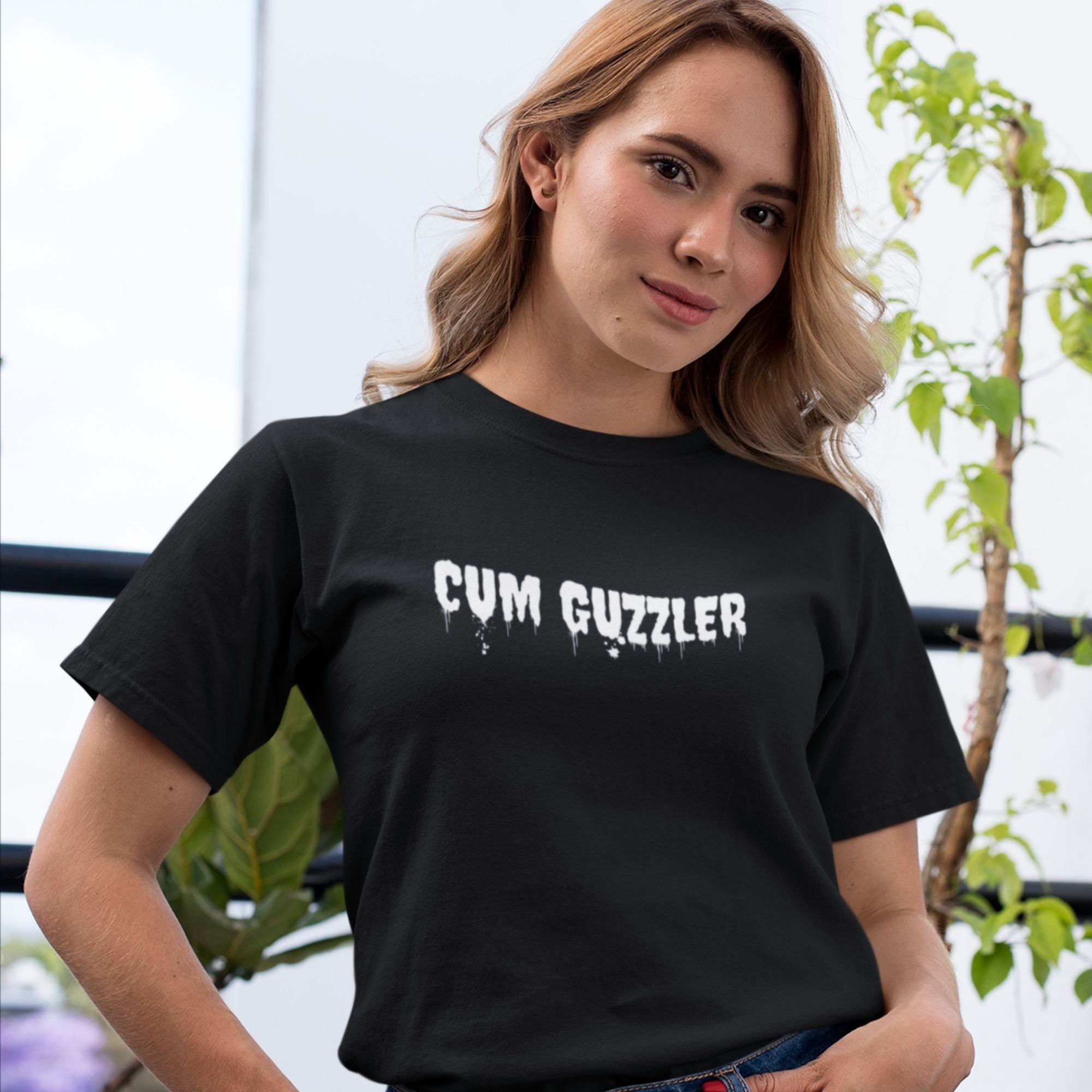Cum Guzzler T-shirt, Amber Heard Johnny Depp Joke Shirt, Cum Dumpster ...