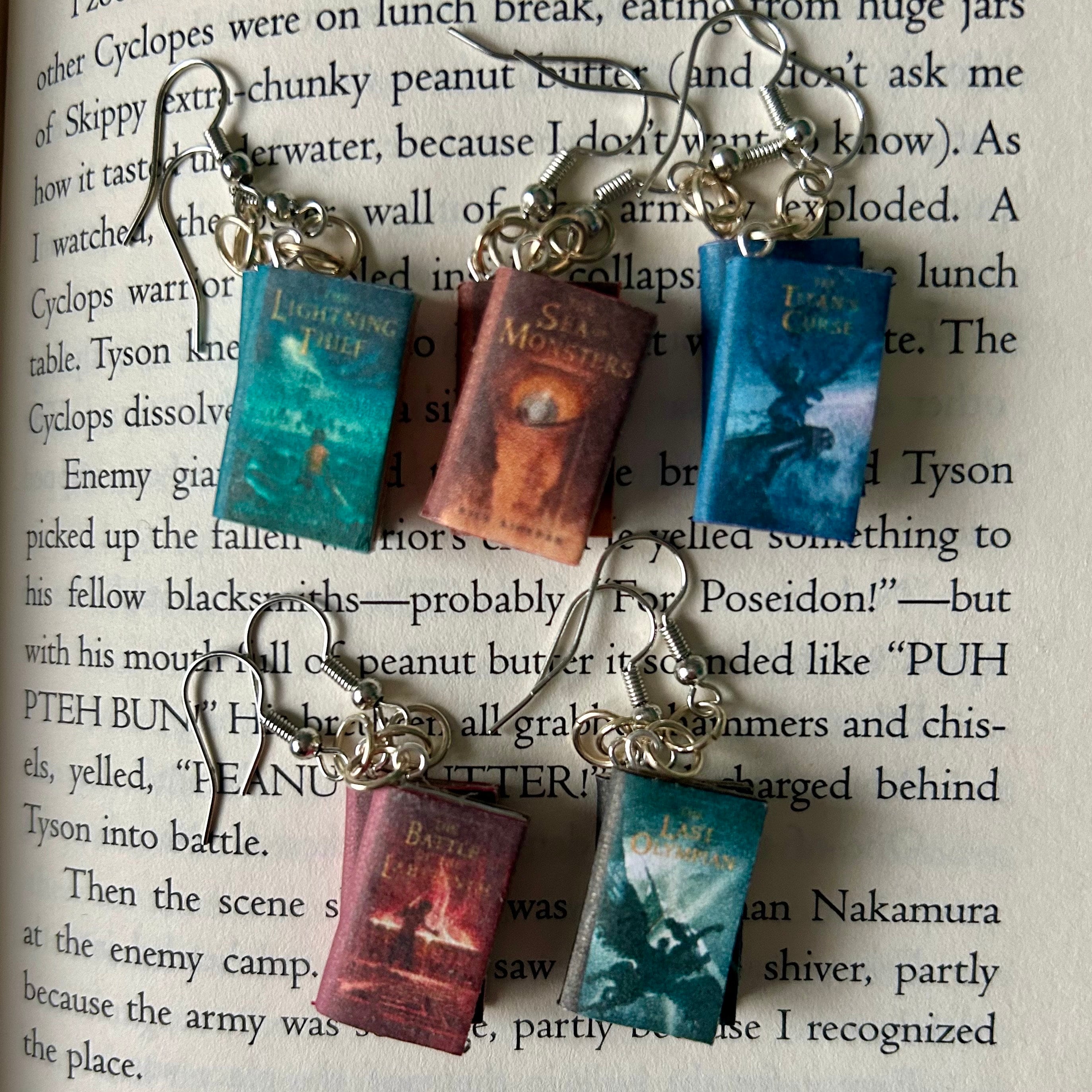 Percy Jackson and the Olympians Earrings - Etsy