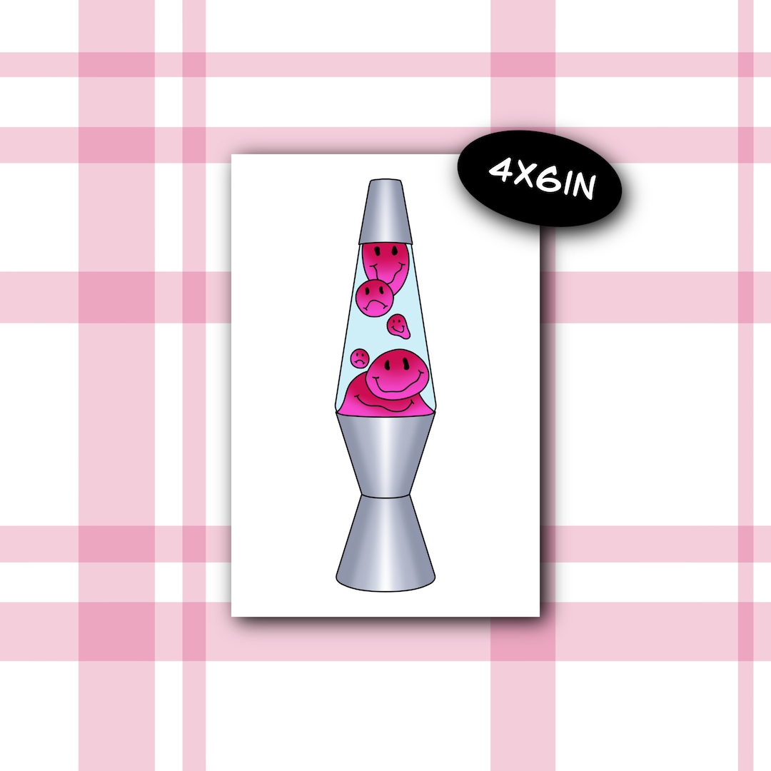 Lava Lamp | Art Print | 4x6 Print, Mini Art Print, Postcard Print - Etsy