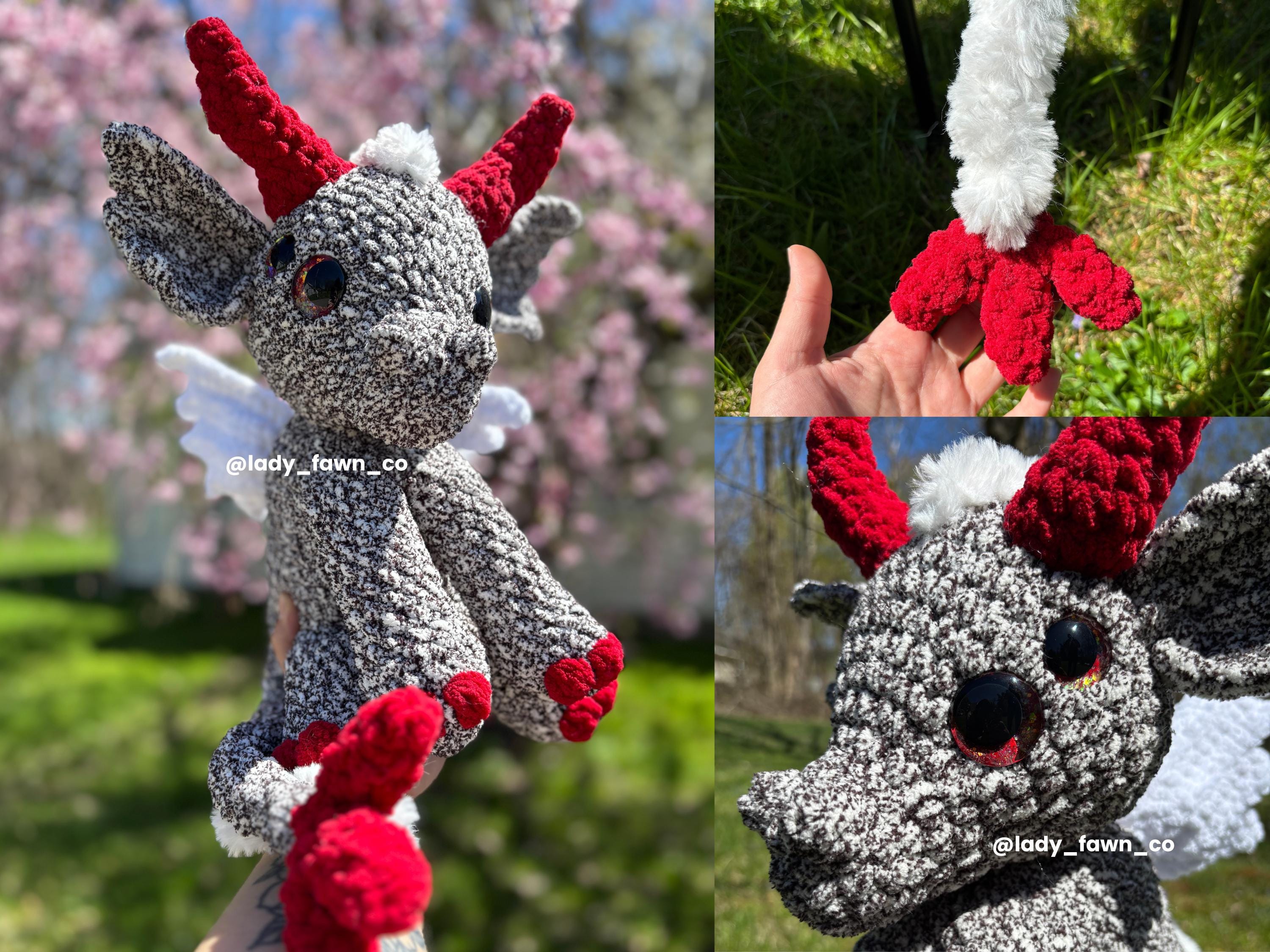 Rory the Dragon | Crochet Pattern, Amigurumi, PDF Digital Pattern ...