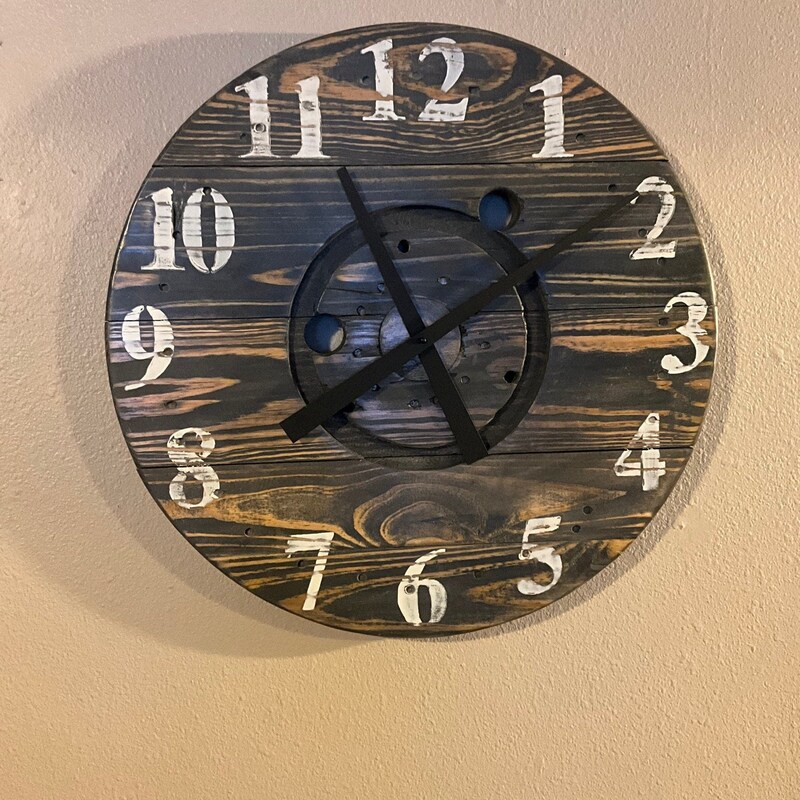 Spool Clock - Etsy