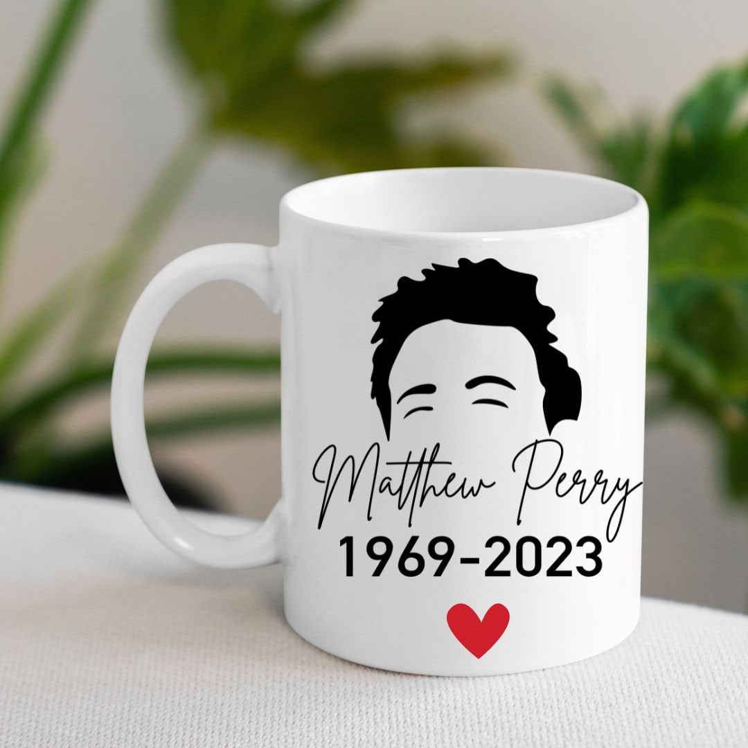 RIP Matthew Perry Mug, The One Where We All Lost A Friend sold by ...