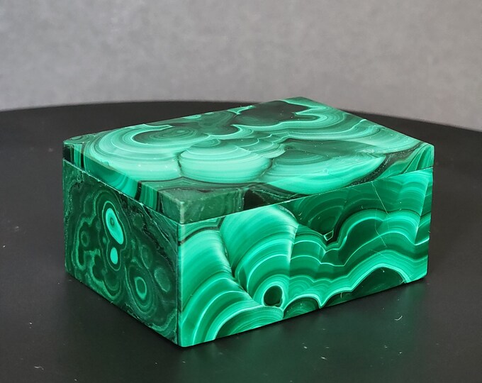 GORGEOUS HANDMADE Malachite Box. Malachite Box From DRC - Etsy