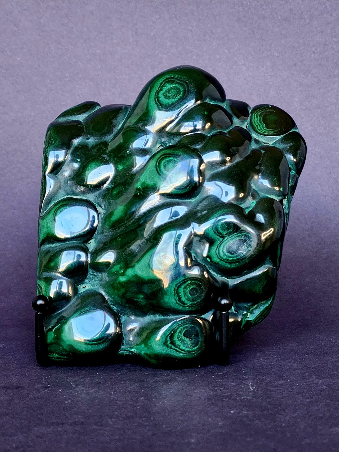 POLISHED FREEFORM MALACHITE Hand Polished - Etsy