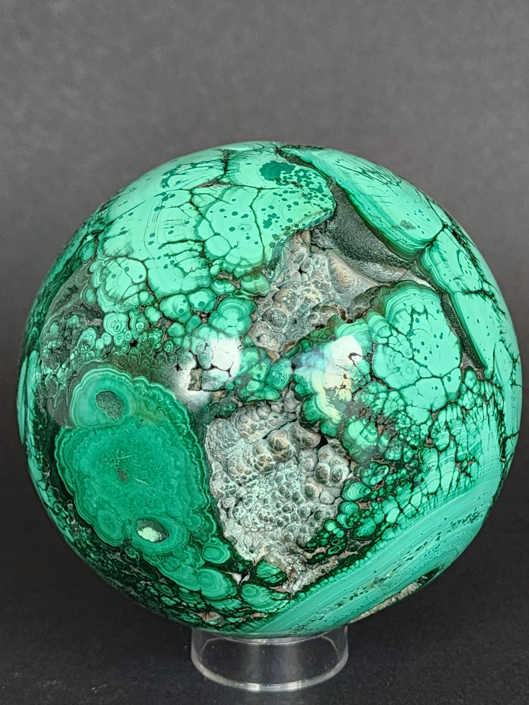 GORGEOUS MALACHITE SPHERE - Very Rare Sphere - Over 3 Pounds!!! - Etsy
