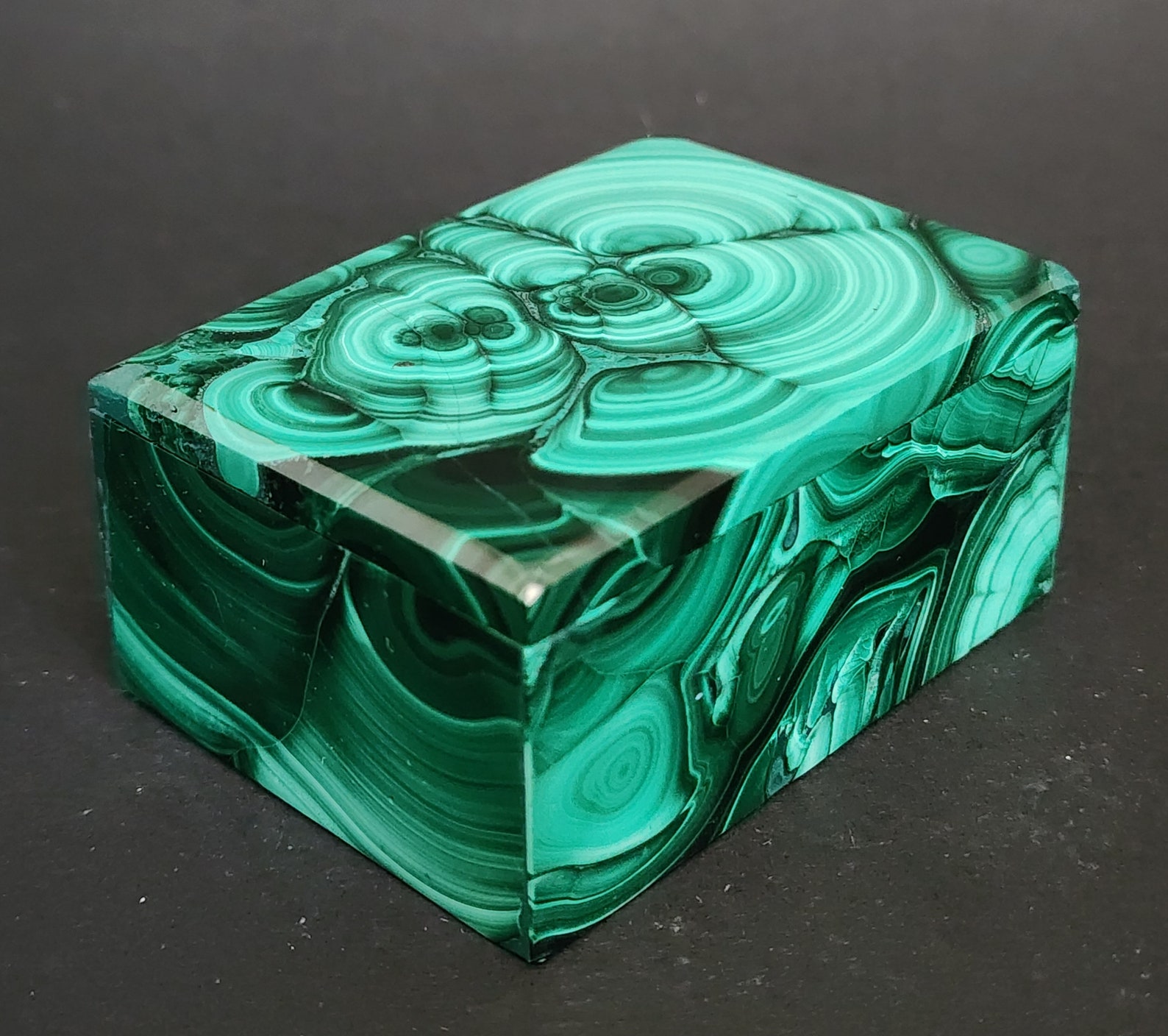 Rare Malachite Box From the Congo - Etsy