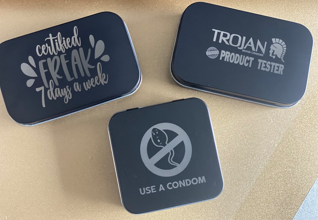 Travel Tins Small Storage Safe Sex Tin Bundle Certified Freak