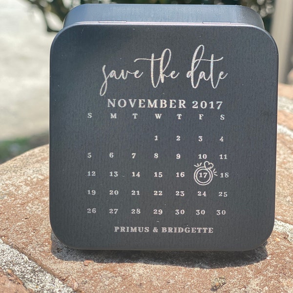 Save the Date Box - Etsy