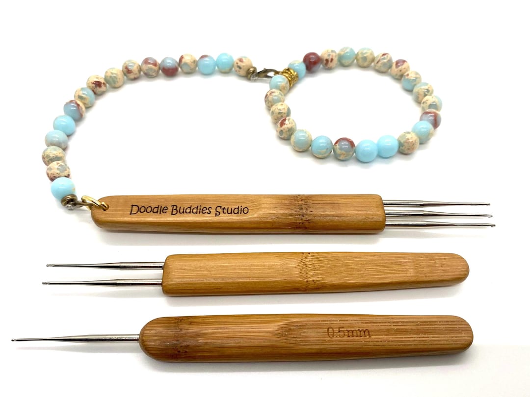 Dreadlock Extension Tool Set, Crochet Hook Needle, Bamboo Crochet Hook ...
