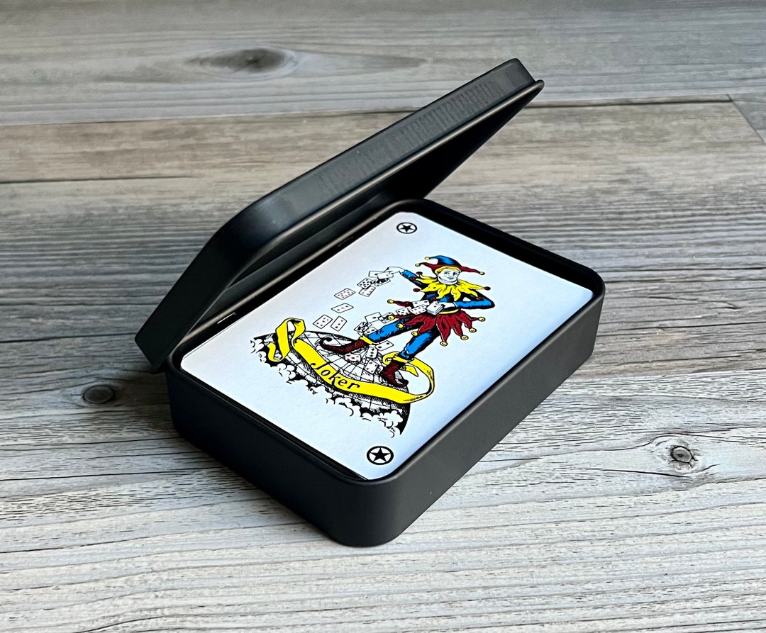 Engraved Playing Card Tin, Office, Wedding Party Gift - Etsy