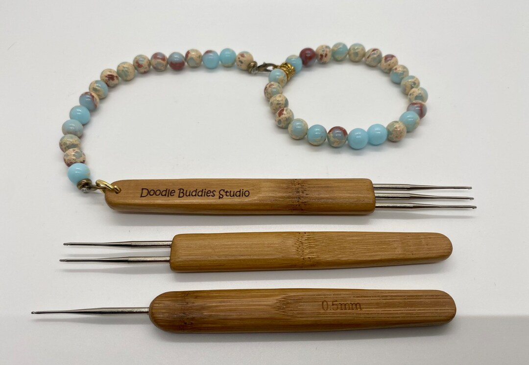 Dreadlock Extension Tool Set, Crochet Hook Needle, Bamboo Crochet Hook ...
