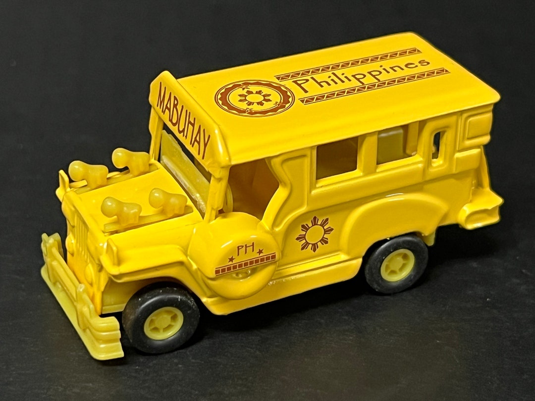 Authentic Philippine Handmade Die Cast Metal JEEPNEY Sculpture Souvenir ...
