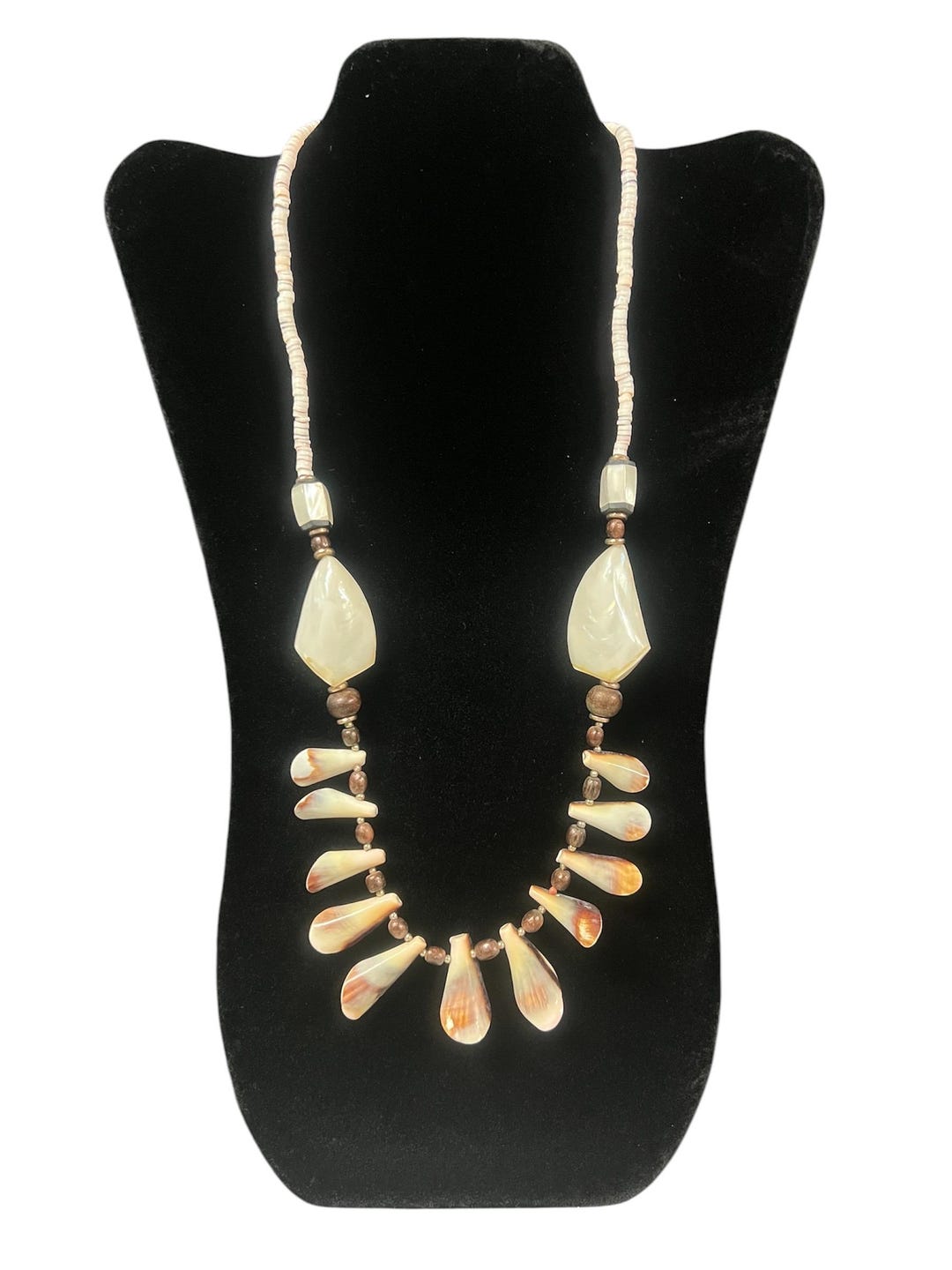 Philippine Handmade Mother of Pearl, Shell, Wood Beads and Glass Beads ...