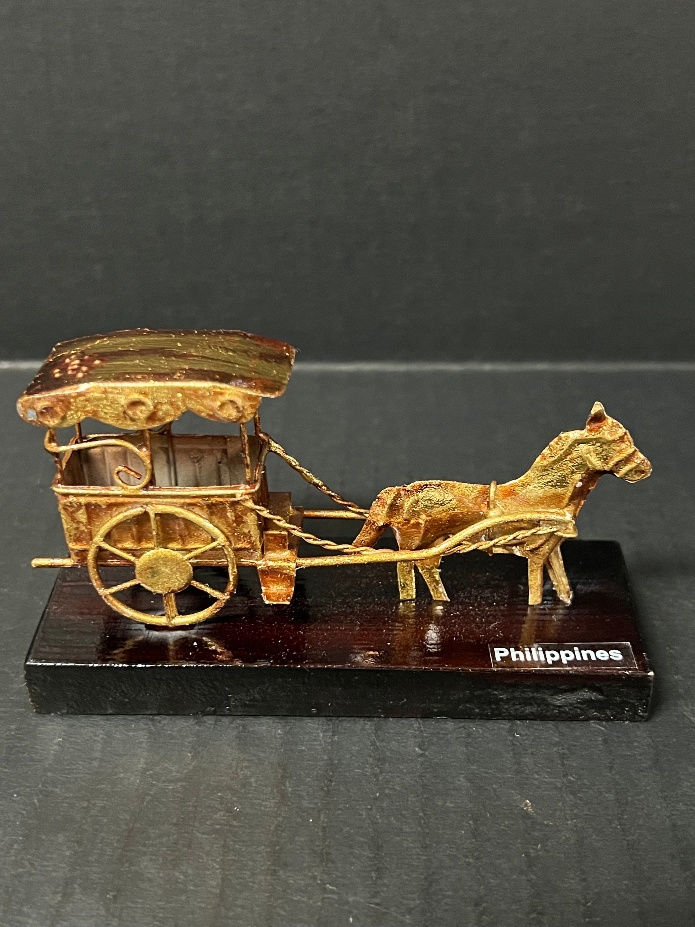 Authentic Philippine Handmade Die Cast Metal KALESA Sculpture - Etsy