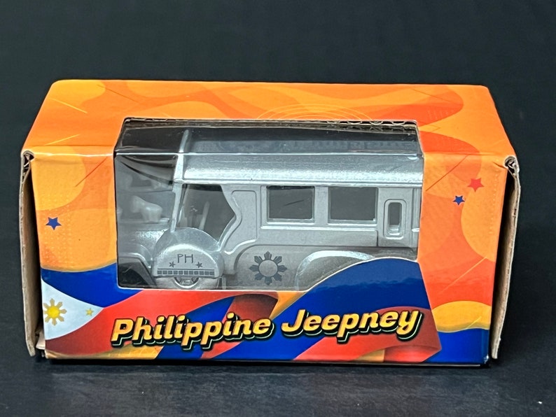 Authentic Philippine Handmade Die Cast Metal JEEPNEY Sculpture Souvenir ...