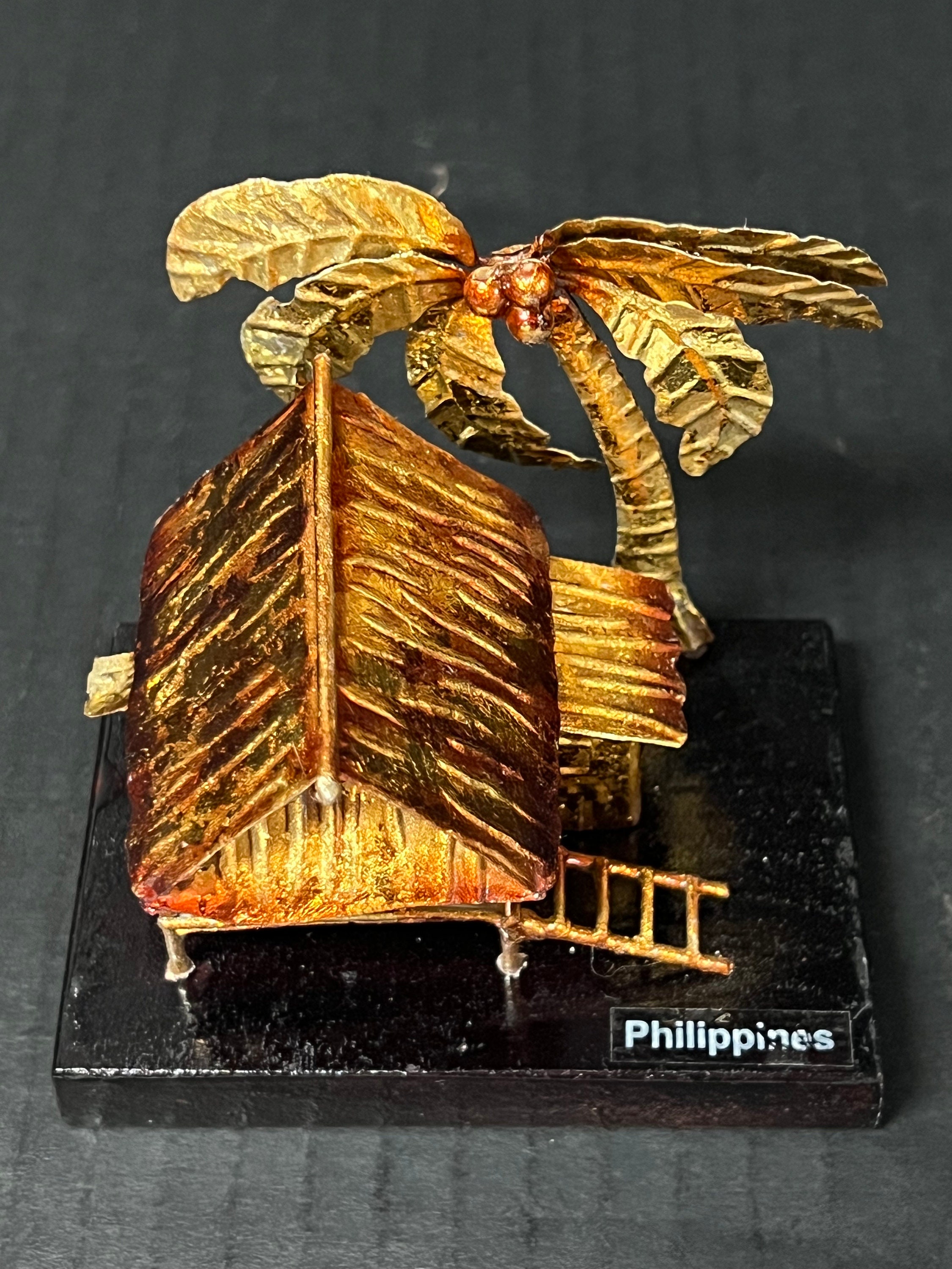 Authentic Philippine Handmade Die Cast Metal Bahay Kubo - Etsy