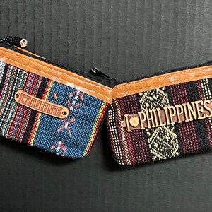 Authentic Philippine Handwoven Soft Abaca Fabric Womens Casual Zippered ...