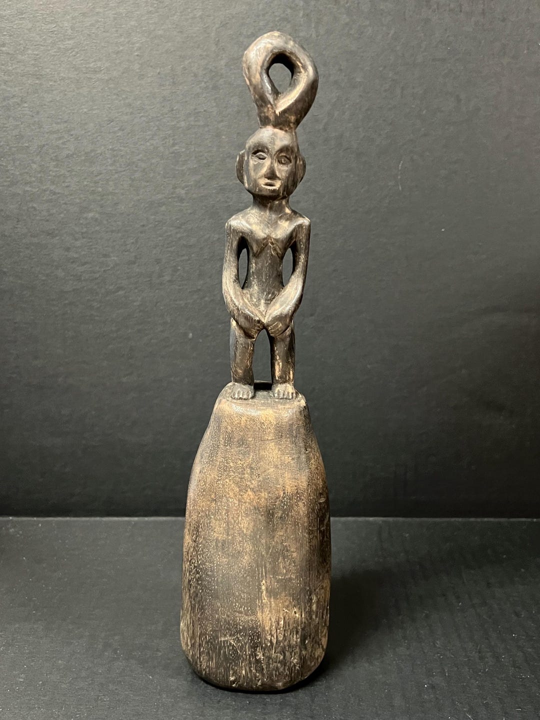 Philippine Ifugao Tribal Art Carved Wood Figurative Cooking Tools ...