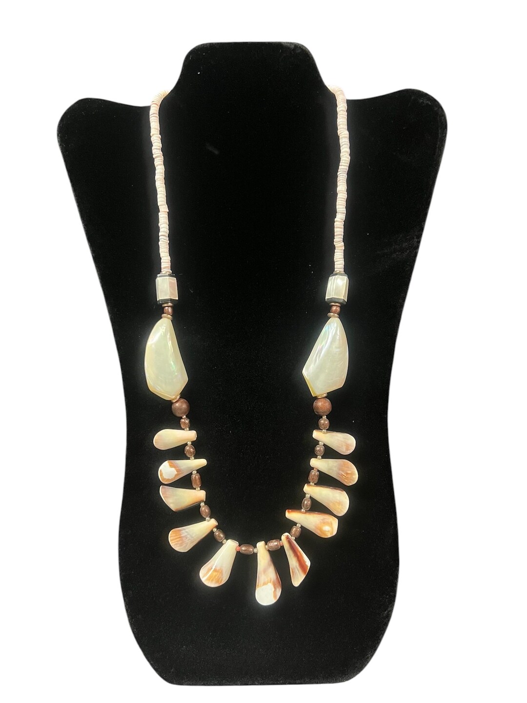 Philippine Handmade Mother of Pearl, Shell, Wood Beads and Glass Beads ...