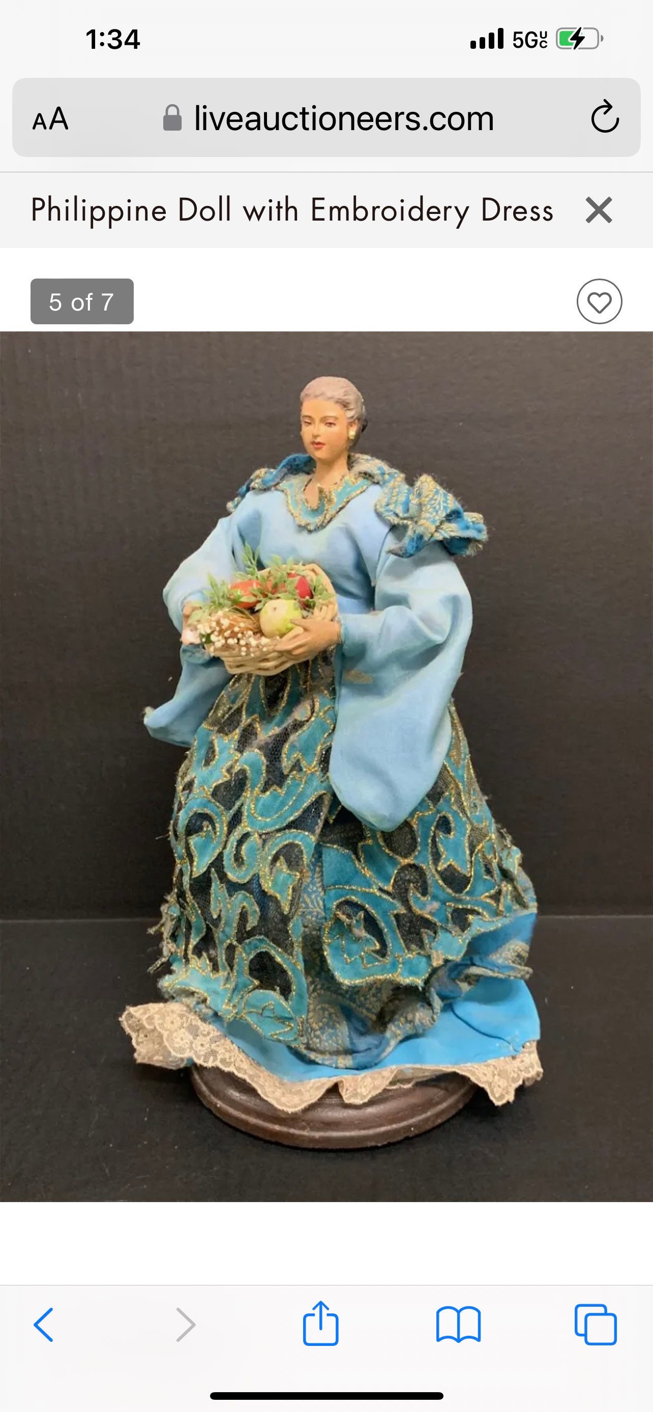 Authentic Philippine Doll With Classic Ethnic Textile/fabric - Etsy